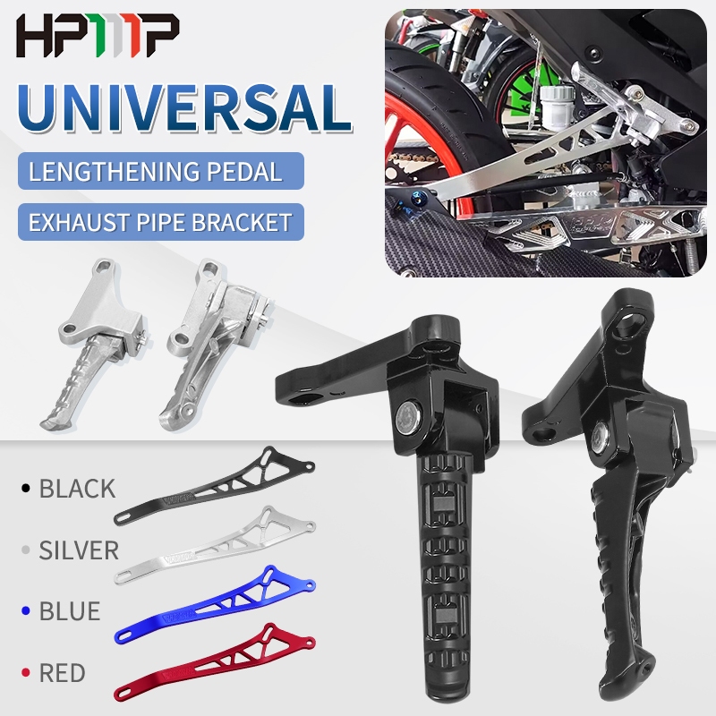 LC135 Y15ZR REAR FOOTREST EXHAUST CNC BRACKET FOOTSTEP SET ALLOY ...