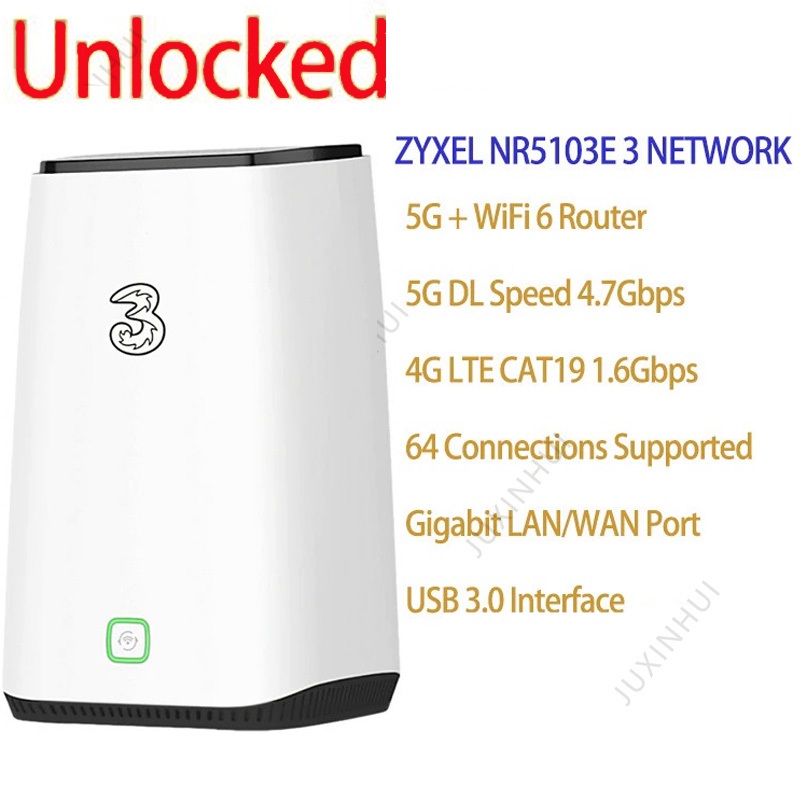 Zyxel NR5103E 5G NR Indoor Router WiFi 6 Full network 5G high-speed ...