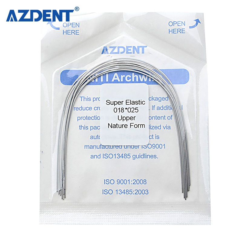 Super Elastic Niti Rectangular Arch Wire Natural Form 10pcs/pack AZDENT | Shopee Malaysia