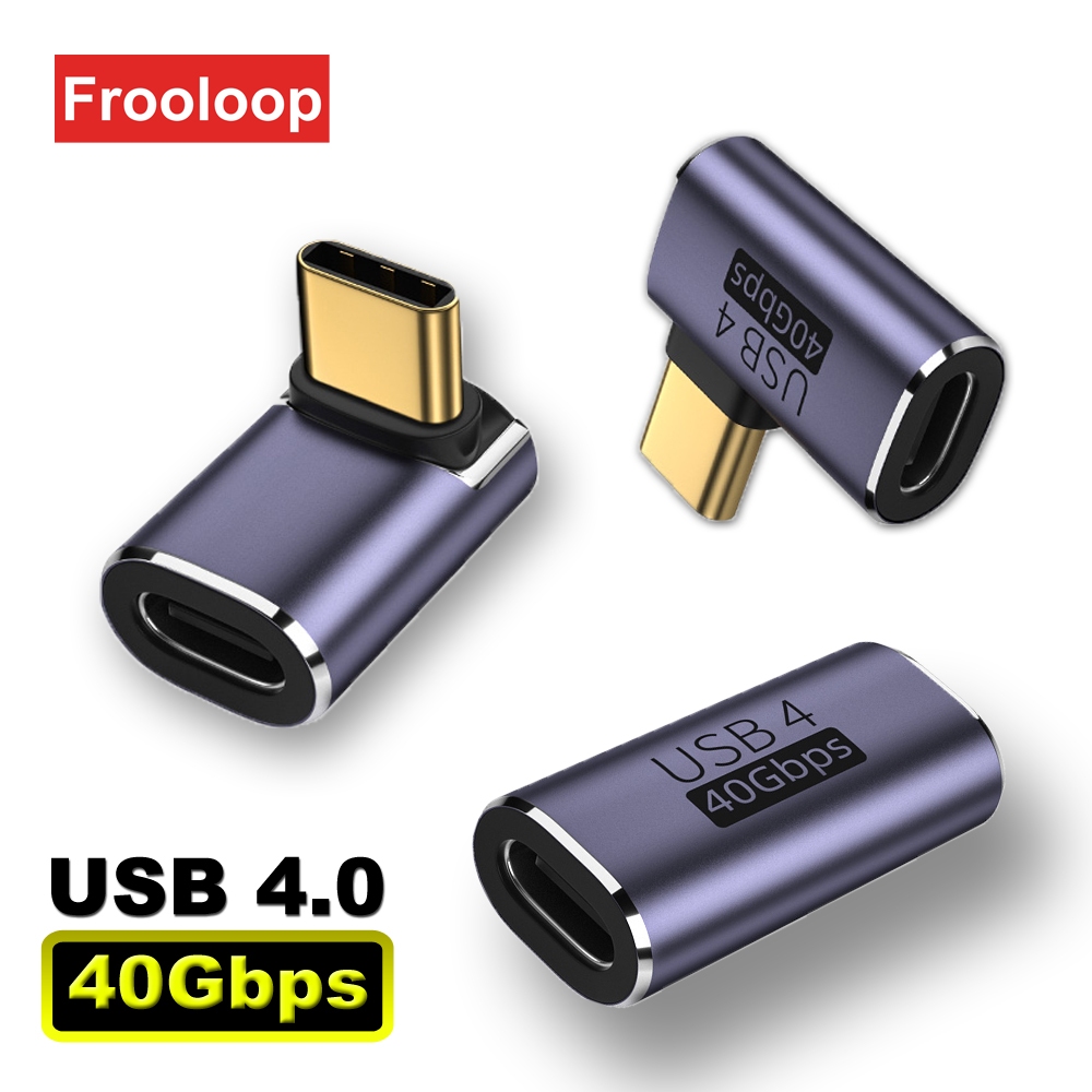 40Gbps USB 4.0 Type C OTG Charging Adapter 5A 100W USB-C Male to C ...
