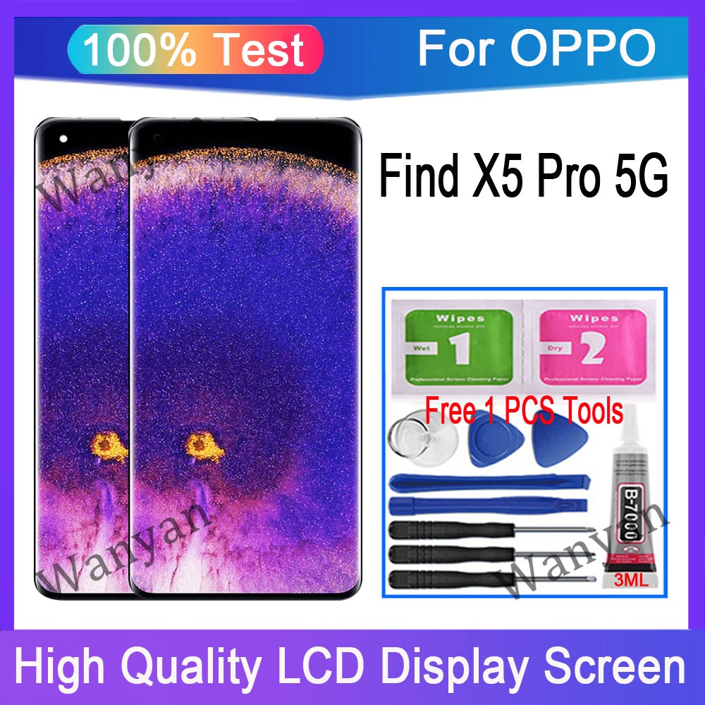 Original AMOLED OPPO Find X5 Pro 5G LCD Display Touch Screen ...