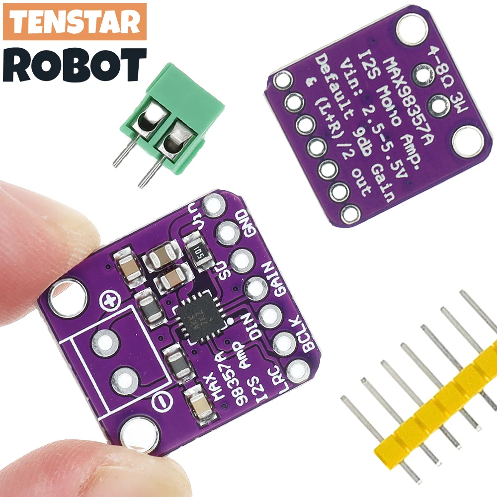 Max98357 3w Class D Amplifier Breakout Interface I2s Dac Decoder Module ...