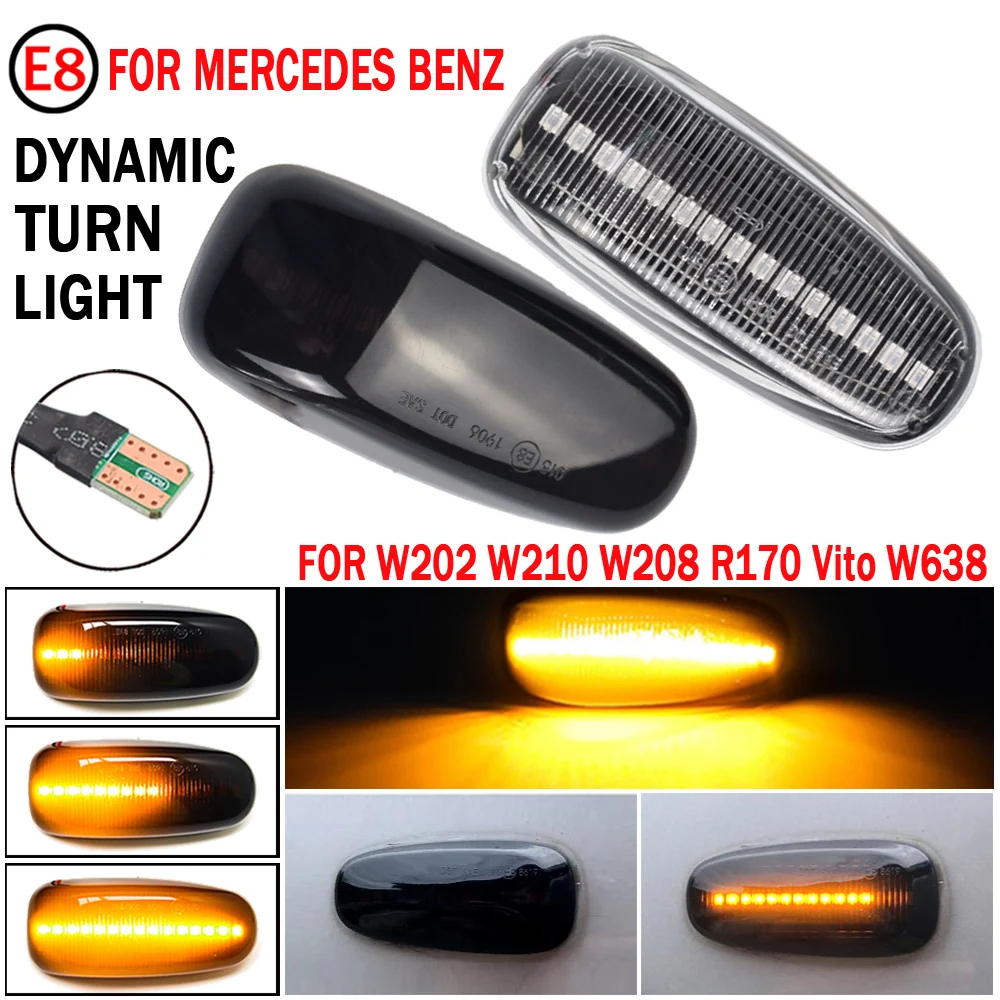 Led Dynamic Side Marking Turn Signal Indicator Flashing Light Suitable ...