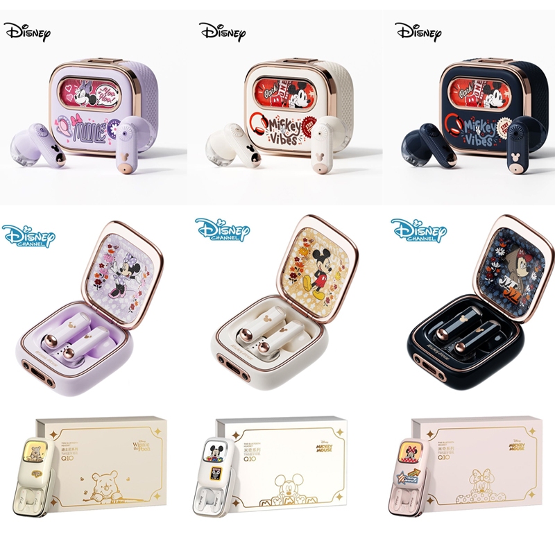 New Disney Q9 Bluetooth5.3 Wireless Earphone With RGB Classic Mickey ...
