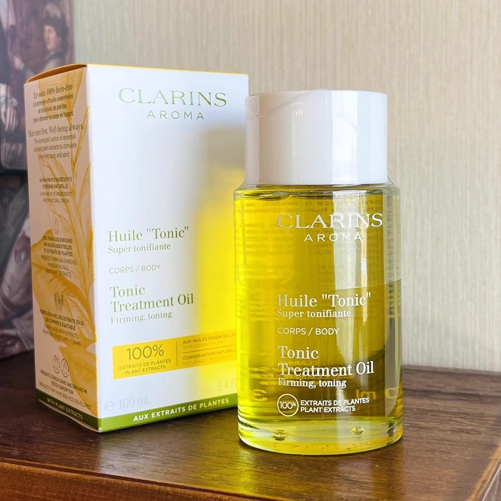 Clarins Tonic Body Firming & Toning Natural Treatment Oil 100ml ...