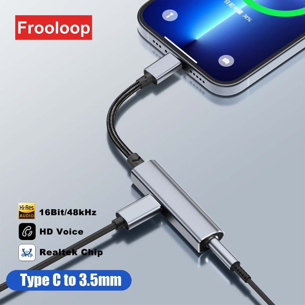 USB Type C to 3.5 mm Jack Adapter USB-C Earphone HiFi DAC Digital ...