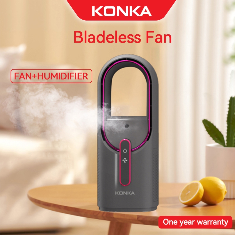 KONKA Bladeless Fan USB Rechargeable | Shopee Malaysia