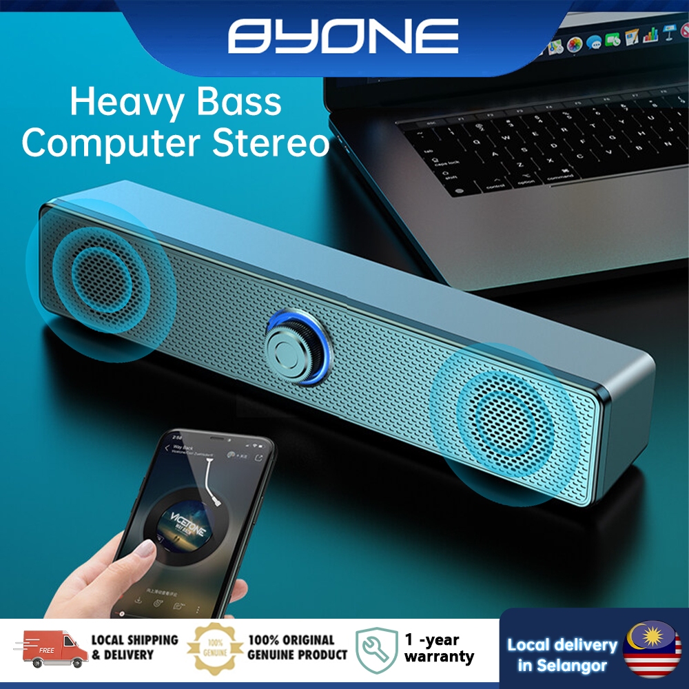 BYONE Portable USB mini speaker speaker, PC computer music player, USB ...