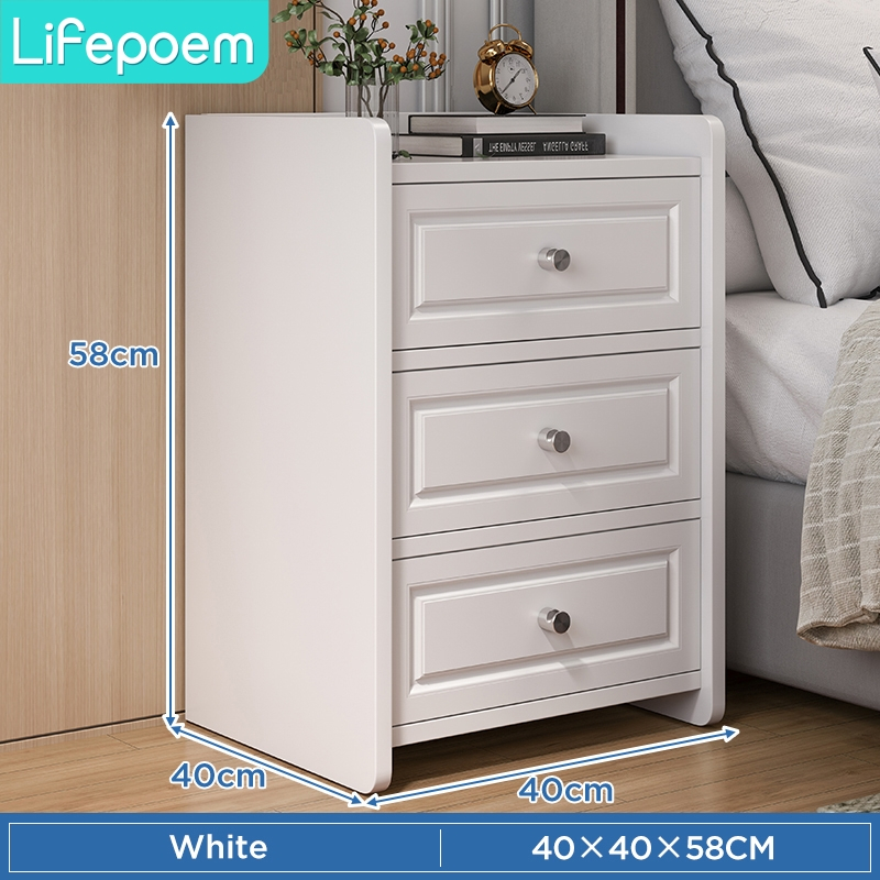 Bedside Table Side Table Bedroom Coffee table Cabinet Storage Drawer ...