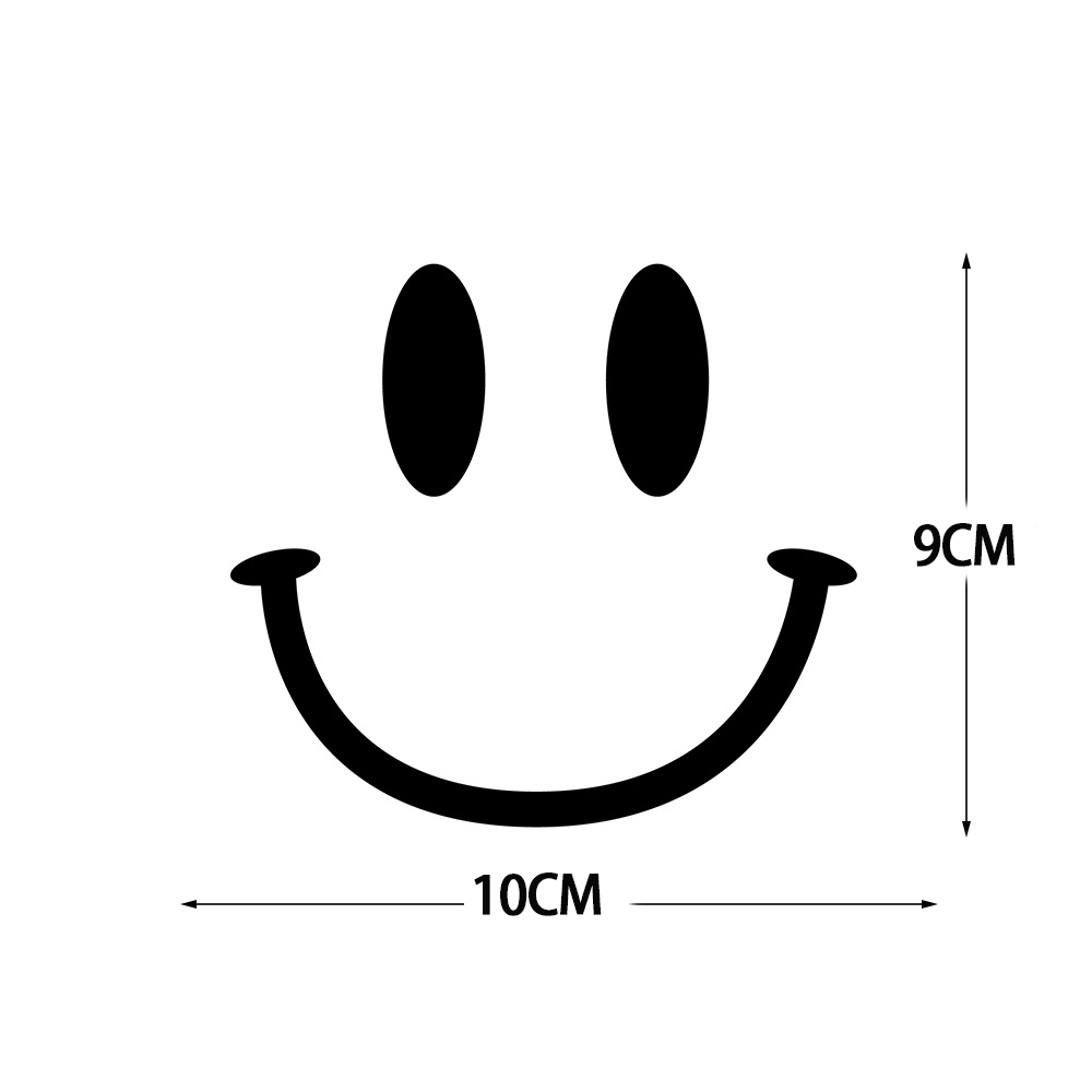 Emoji Sticker Vespa Motorcycle Bike Headlight Decal Smiley Face Cute ...