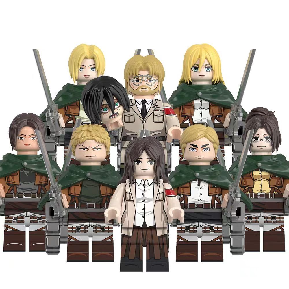 New Attack The Figures On Titan Building Blocks Mini Toys Japanese ...