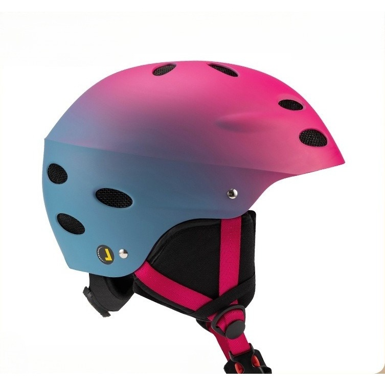 (EU CE certification)Gradient Color Ski Helmets Outdoor Adult Helmets ...