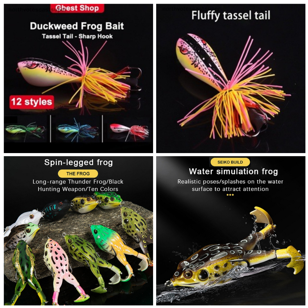 NSMY Jump Frog Fishing Lure Casting soft Plastic jig Head fake Fish Bait slow Jigging floating ...