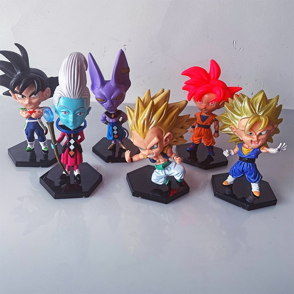 6 Style 13cm Dragon Ball Z Super Saiyan Son Goku Anime Figure Son Gohan ...