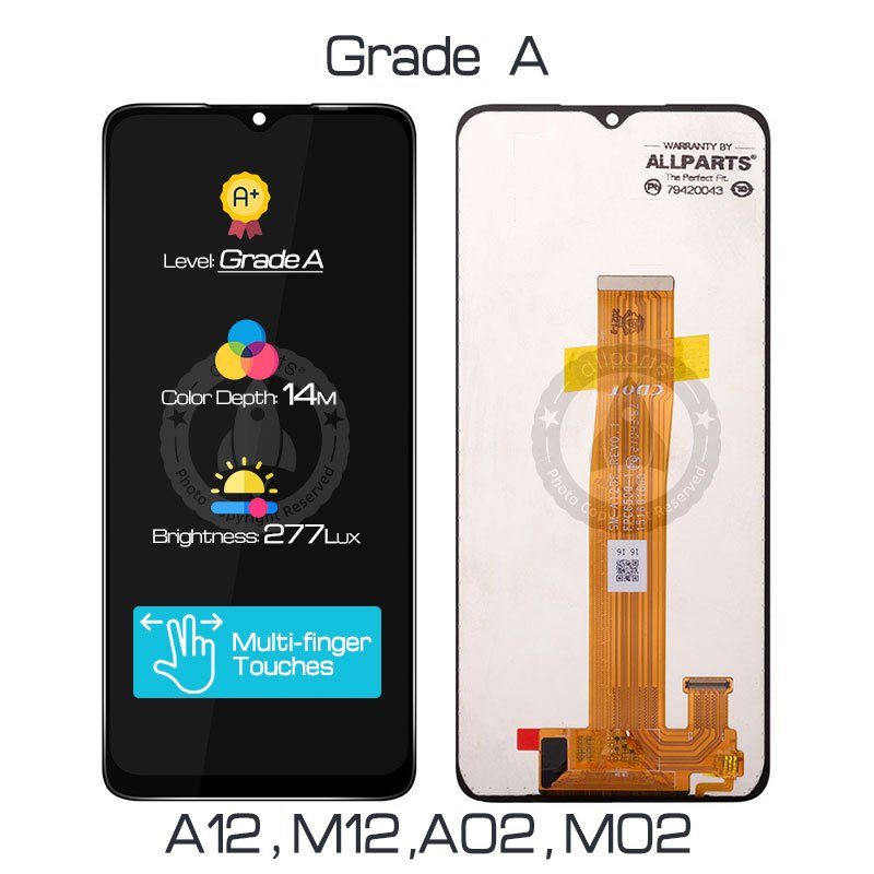 PLS Display for SAMSUNG A02 A02s A12 A03s A03 M12 M02s LCD Touch Screen Digitizer Replacement ...