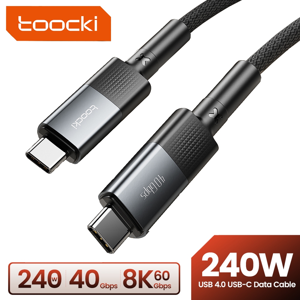 Toocki 240W Type C To Type C Cable Fast Charging QC4.0 PD 60W USB C ...