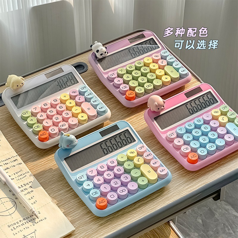 ns Korean Dopamine Solar Calculator Dual Power Calculator 12 Digits ...