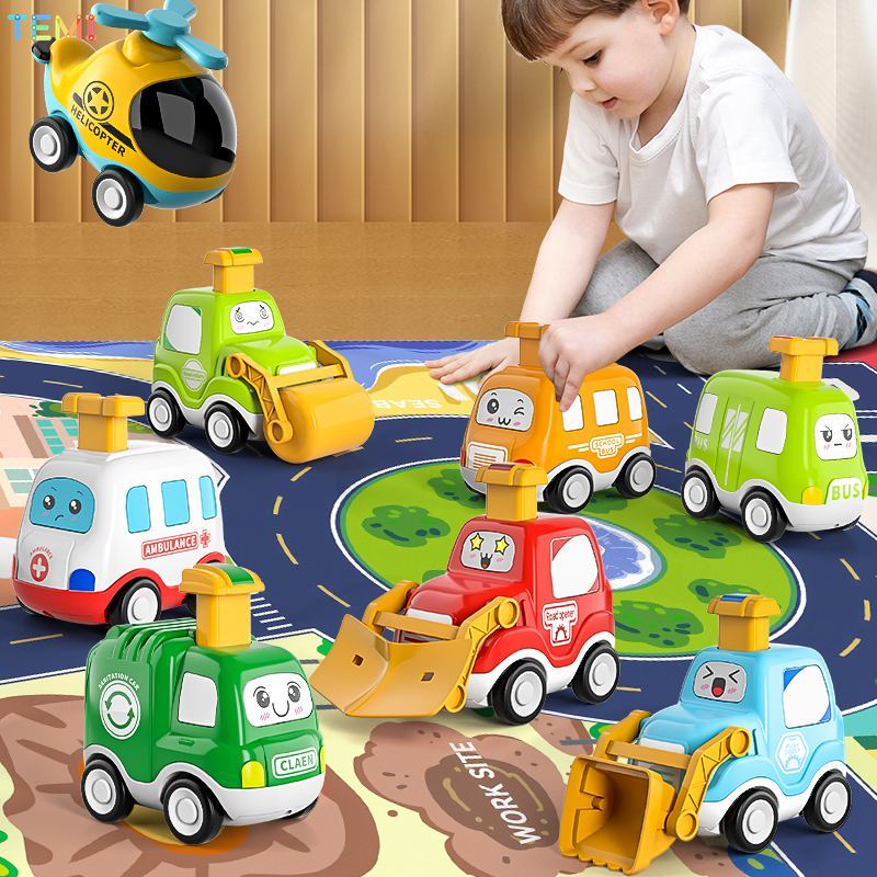 TEMI Robocar Poli Police Car Toys Kids Baby Toys Alloy Car Models Fire ...