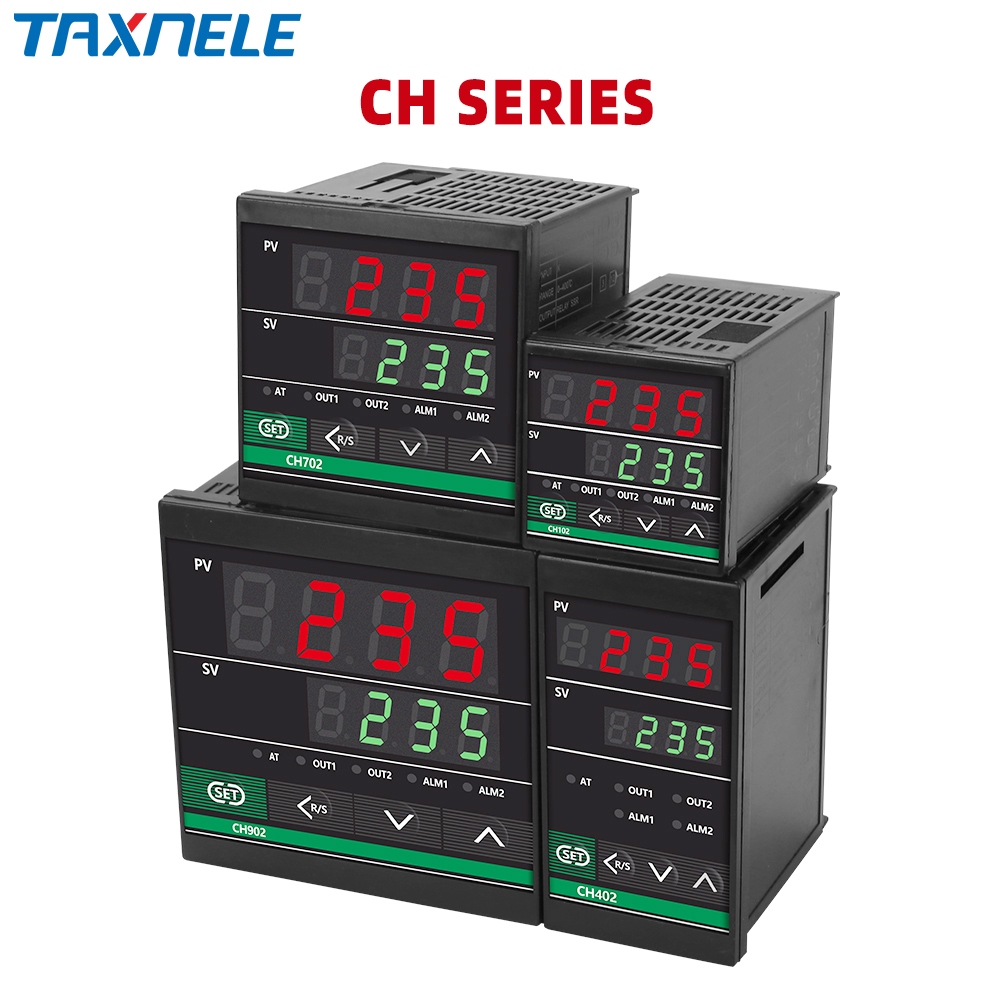 Dual Output Universal input Thermostat Digital Temperature Regulator PID Controller CH102 CH402 ...