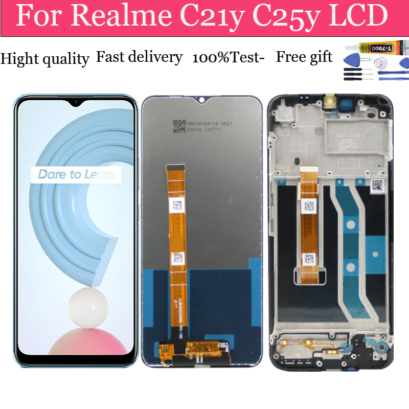 Original FOR REALME LCD C21Y C25Y LCD DISPLAY TOUCH SCREEN ASSEMBLY FOR REPLACEMENT | Shopee ...