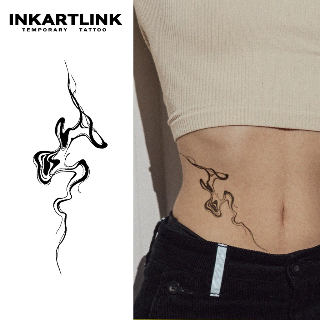 ink temporary tattoo stickers, waterproof long-lasting magic tattoo ...
