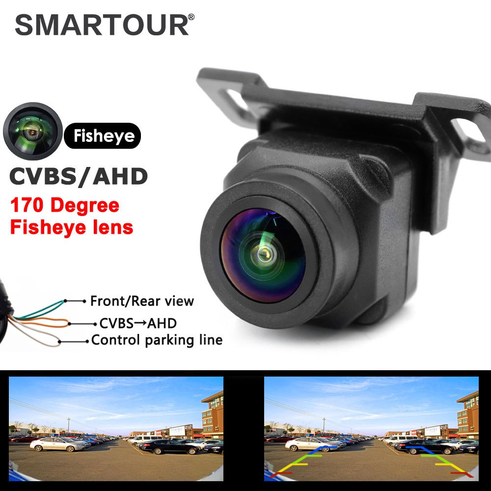Smartour AHD 720P 170 Degree Fisheye Car Front Reverse Backup HD Rear ...