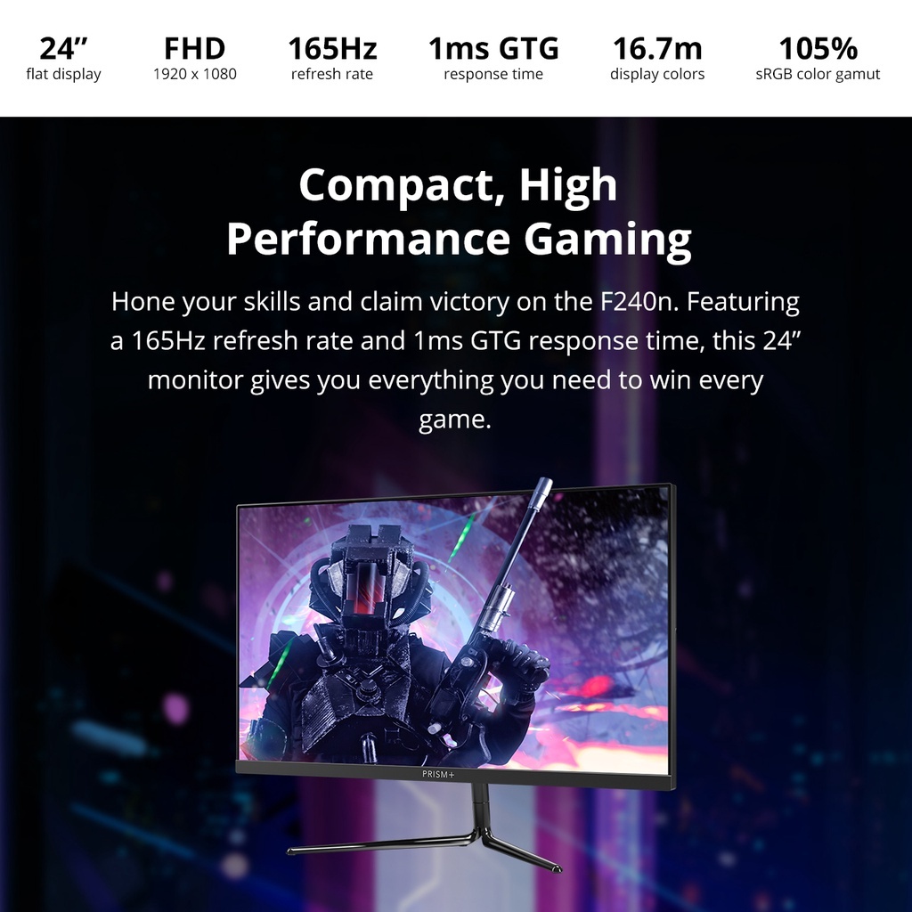 EXPOSE LED Computer Monitor With Speaker 1080P 75HZ Gaming Monitor (19 ...