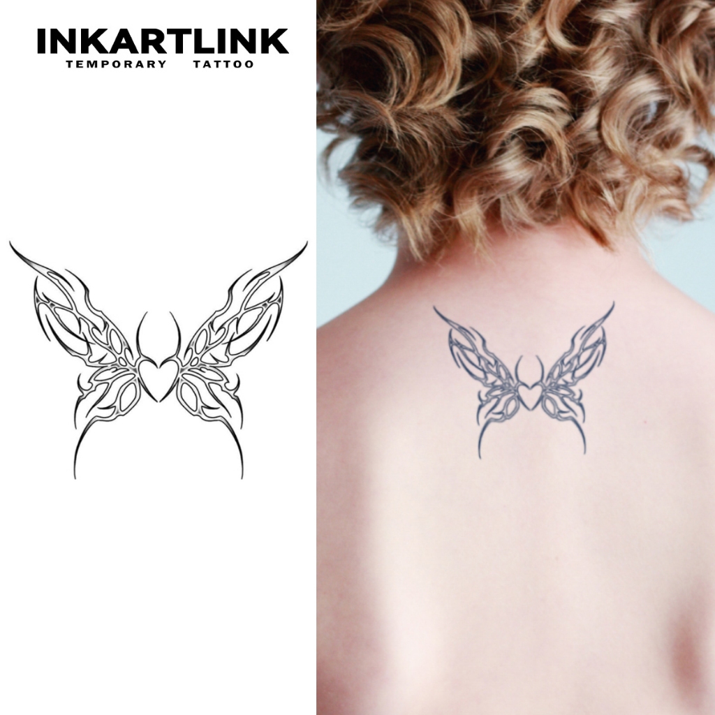 Abstract Ink temporary tattoo stickers, waterproof long-lasting magic ...