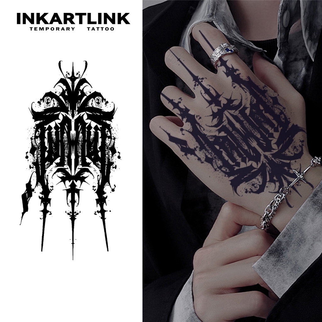 ink temporary tattoo stickers, waterproof long-lasting magic tattoo ...