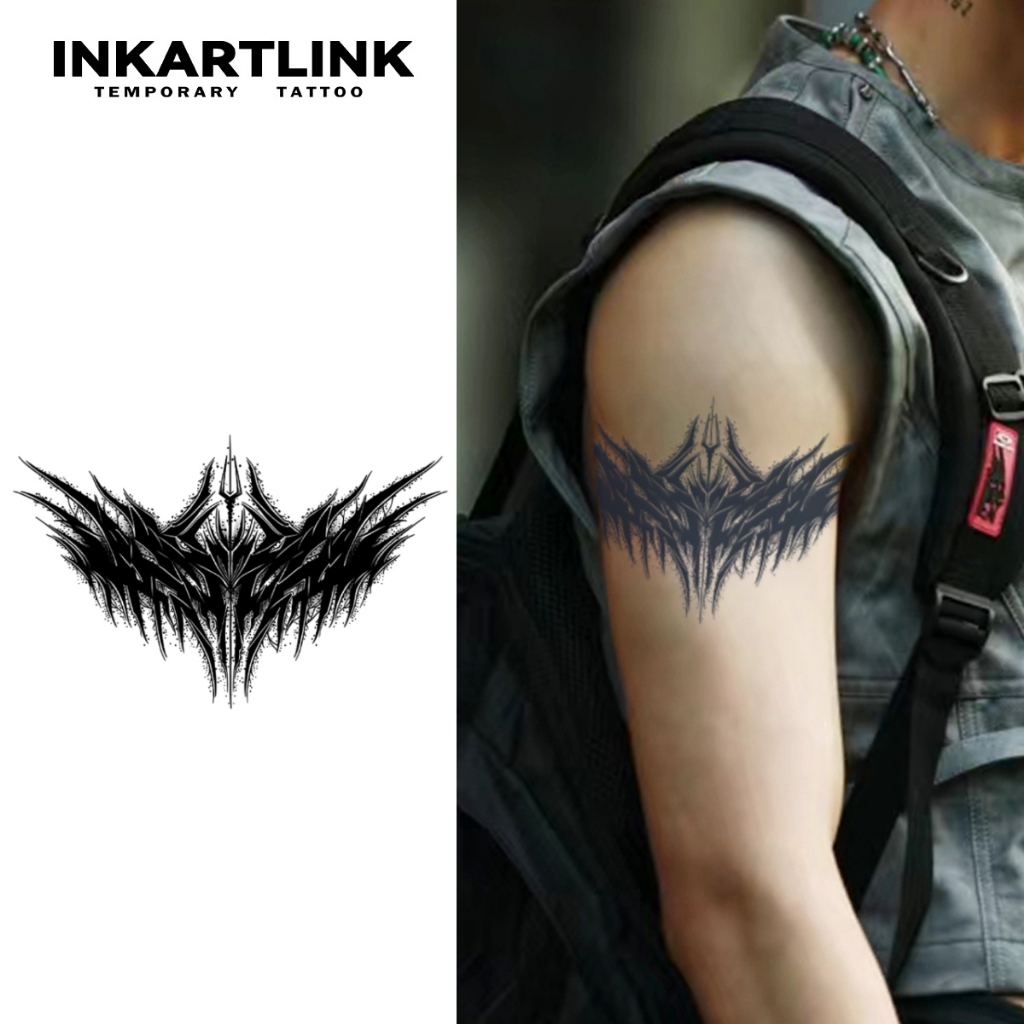 Ink temporary tattoo stickers, waterproof long-lasting magic tattoo ...