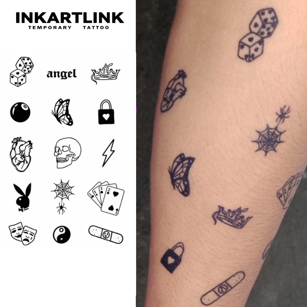 Trendy finger temporary tattoo stickers, waterproof long-lasting magic ...