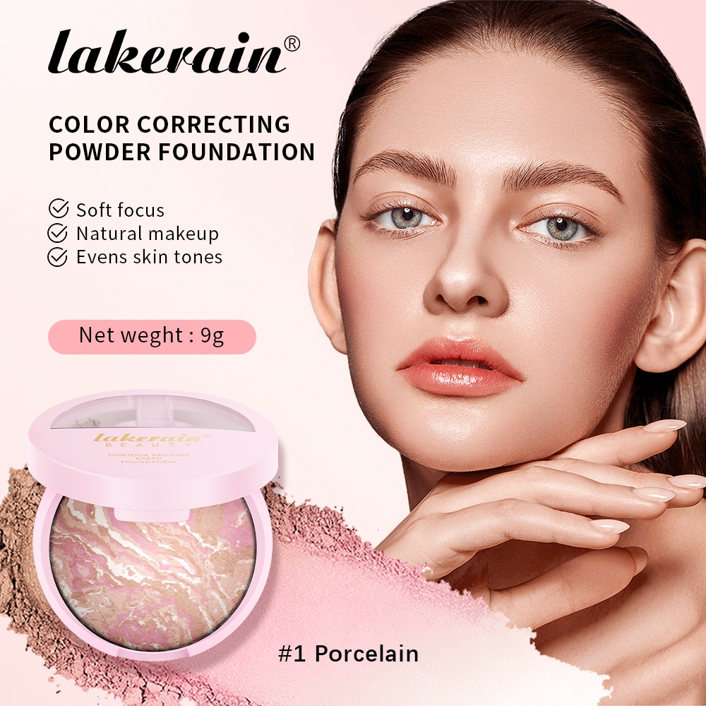Lakerain Multipurpose Contour Bronzer Highlighter & Natural Bronze Glow Face Brightening Shaping ...