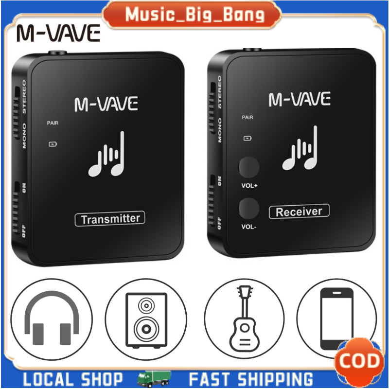 [LOCAL MUSIC] M-VAVE WP-10 Transmitter & Receiver 2.4GHz Wireless ...