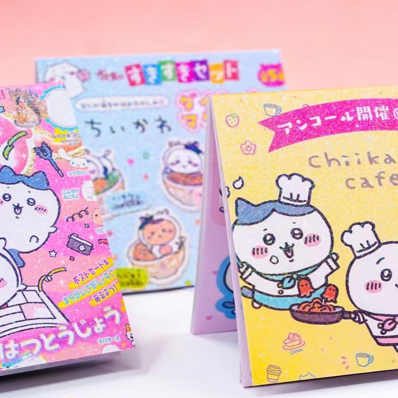 Jiyi Kawa Laser Sticker Book Japanese Cute Stickers Handbook Decorative ...