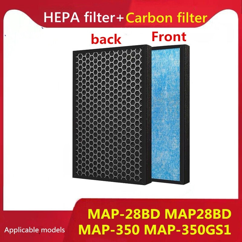 kaxun Midea Air Purifier 5 Layers Antibacterial+HEPA + Carbon Filter for MAP-28BD | Shopee Malaysia
