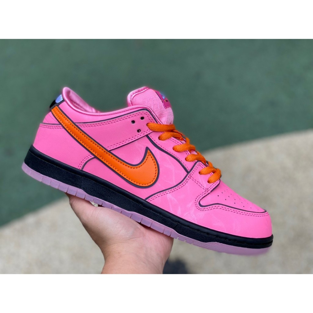 2023New The Powerpuff Girls x N-i-k-e SB Dunk Low Pink Sneakers Running ...