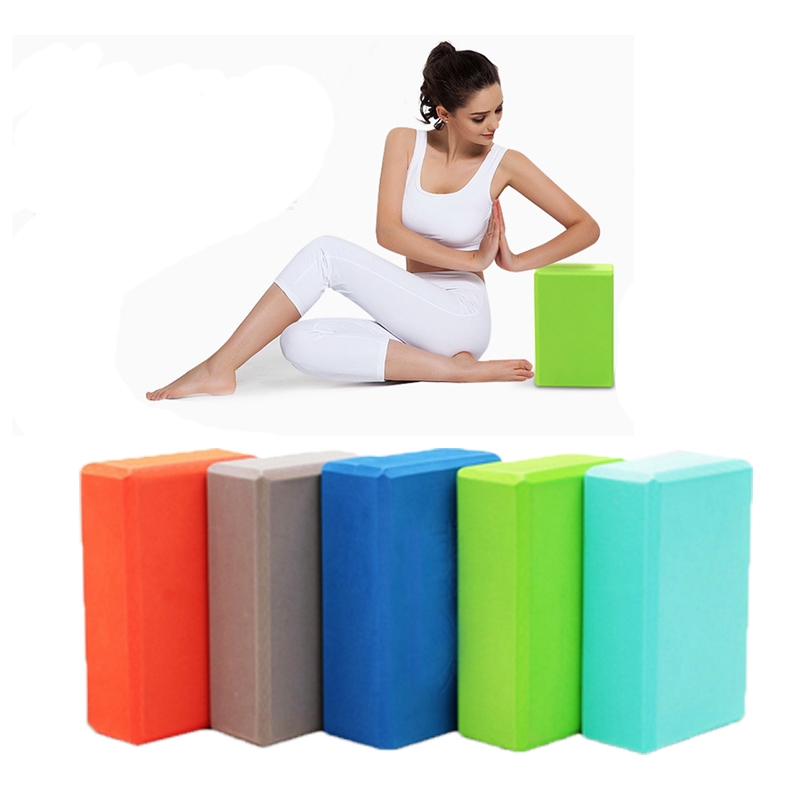 Yoga Brick Yoga Block Pilates Foam Fitness High Density Exercise ...