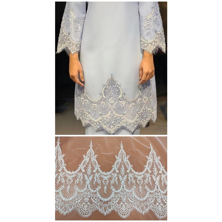 1 Meter Premium Designer Border Lace for Wedding Dress / Border Lace ...