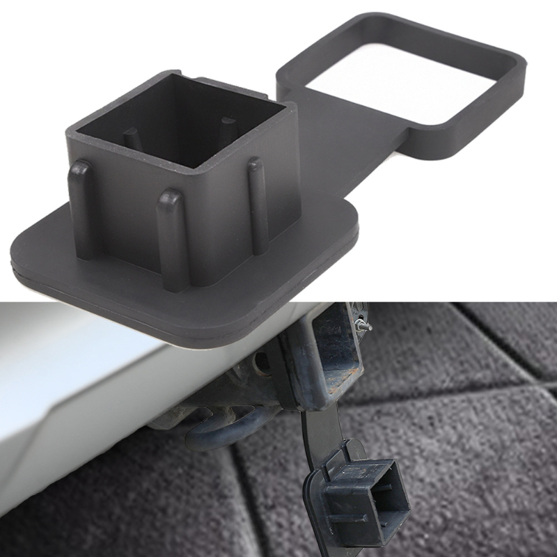 Universal 2 Inch Trailer Hitch Tube Cover Tow Hook Rubber Plug Cap Anti ...