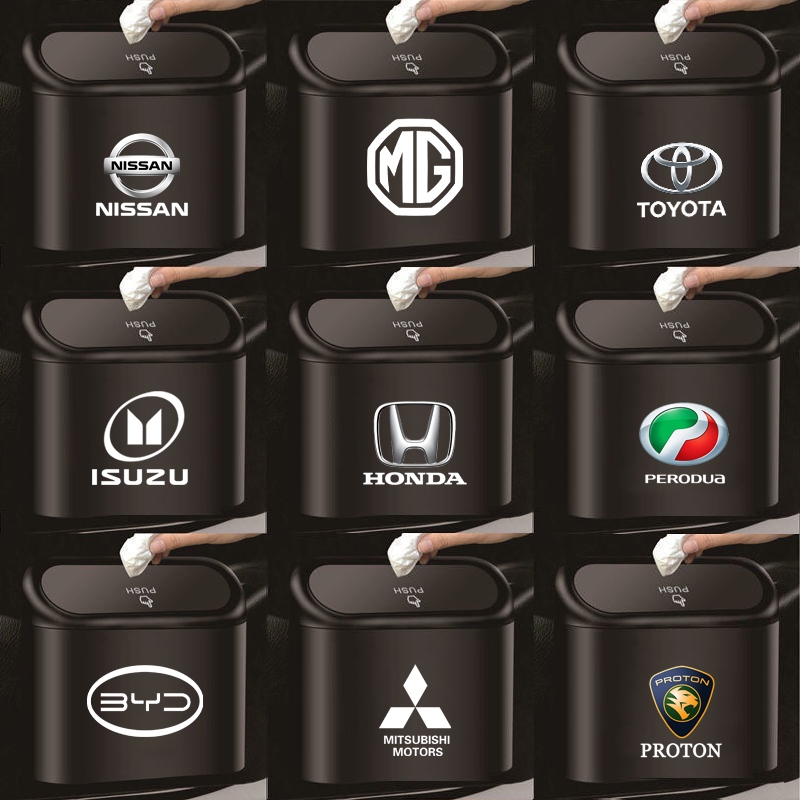Car Proton Perodua Honda Toyota Dustbin Hanging Vehicle Dust Storage ...