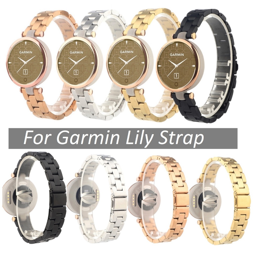 Stainless Steel Watch Strap For Garmin Lily Strap Metal Watch Band For ...