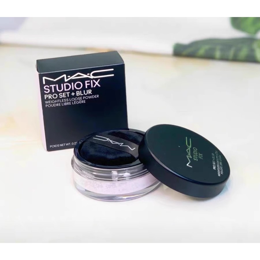 M.A.C Studio Fix Pro Set + Blur Weightless Loose Powder 6.5g | Shopee ...