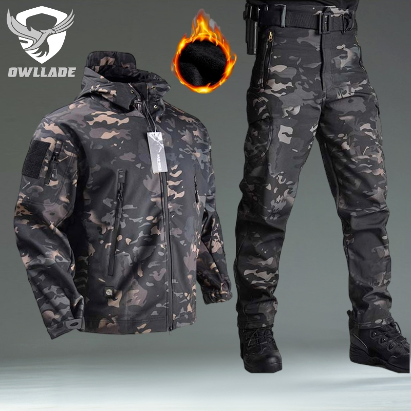 OWLLADE Tactical Uniform Suit T Shirts Pants YDJX-RK-TZ In Night ...