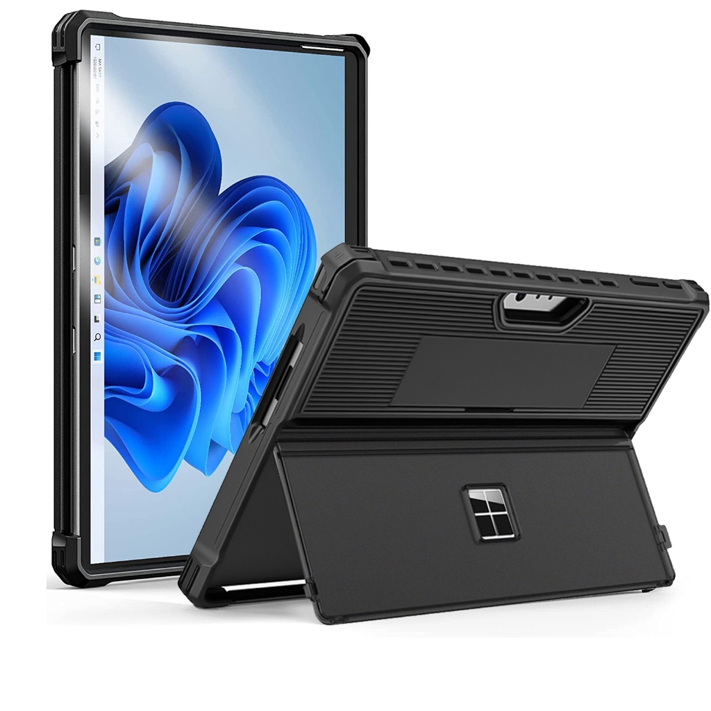for Surface Pro 10 Pro 9 & Pro 8 All-in-One Protective Case Rugged ...