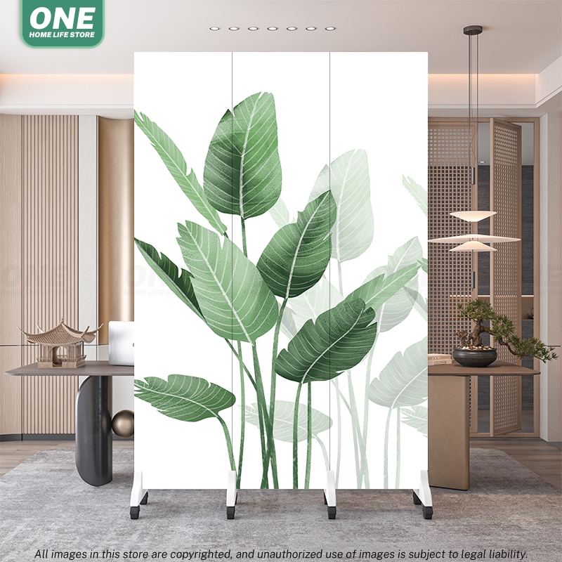 partition divider screen Living room office partition with wheels ...
