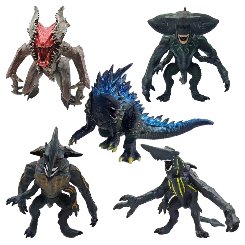 13-20cm Pacific Rim Slattern Scunner Trespasser Dragon Monster PVC ...
