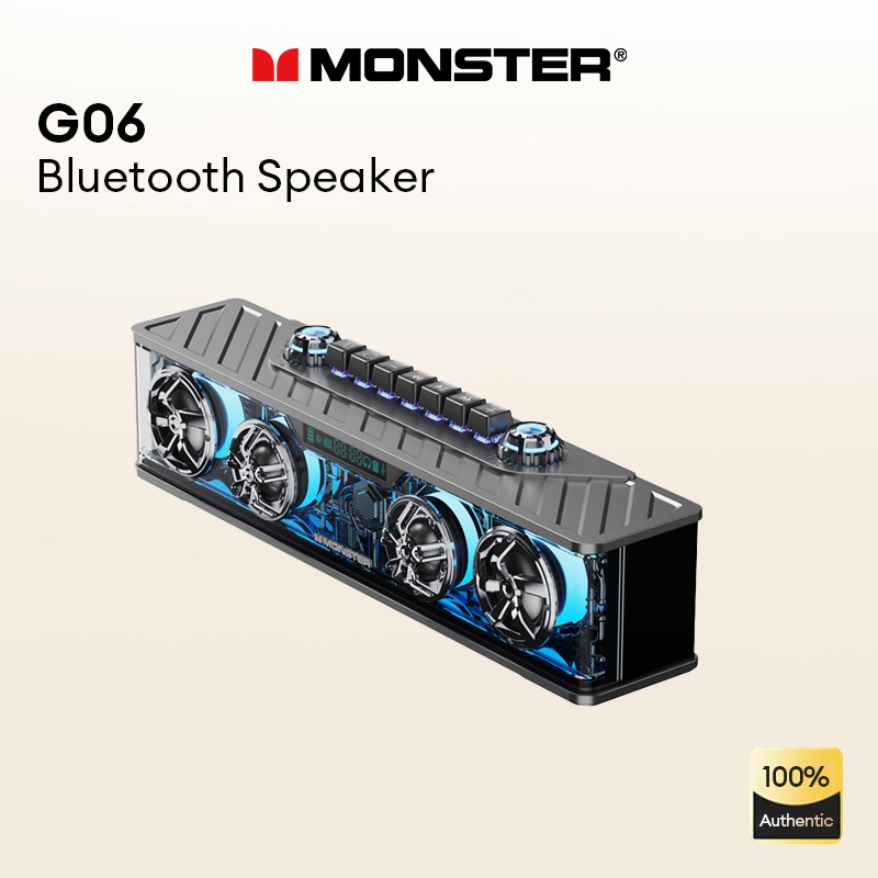 Monster G06 Bluetooth Speaker HIFI Sound Quality Strong Endurance ...