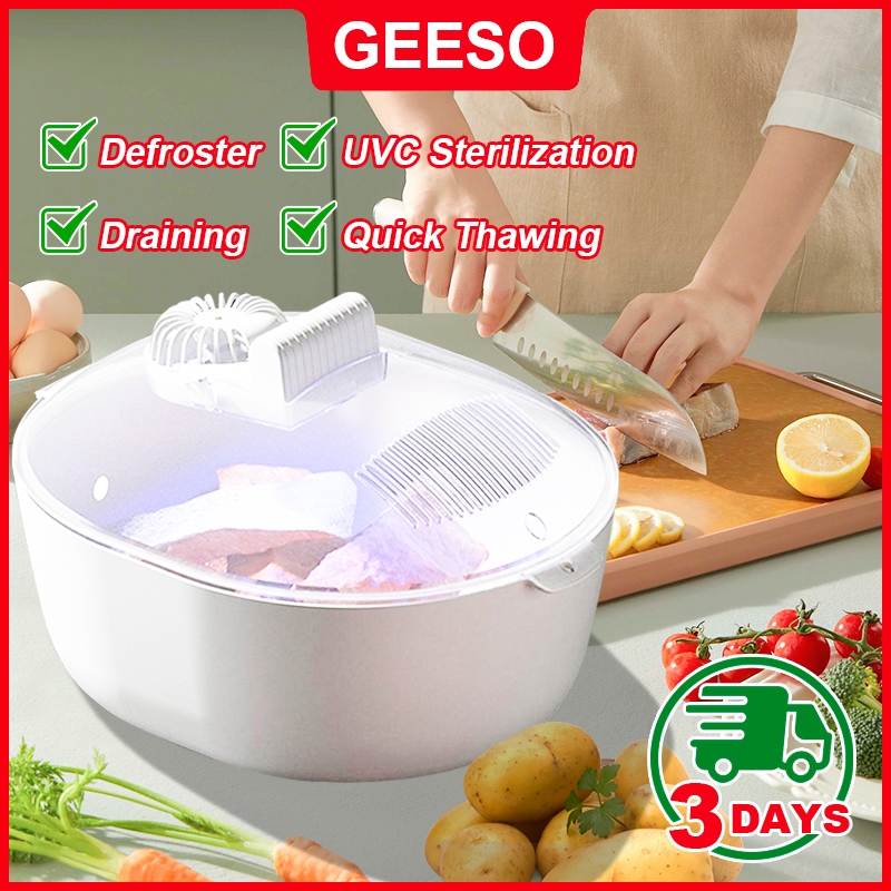 GEESO 4 IN 1 Defroster Multi-Functional Thawer Fast Food Thawing Box ...