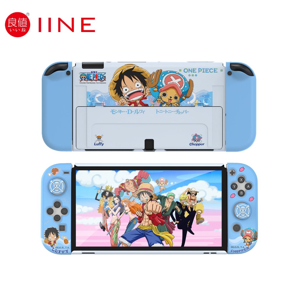 IINE ONE-PIECE Protective Case Cover OLED Console for Nintendo Switch ...