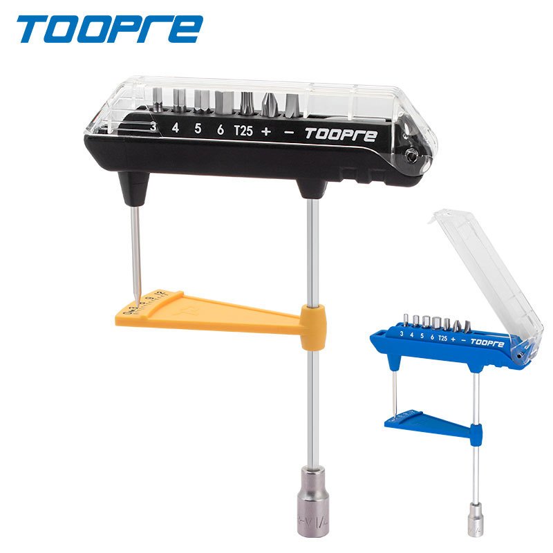 TOOPRE TL-12 Mountain Bicycle Torque Wrench Set Integrated Hexagonal ...